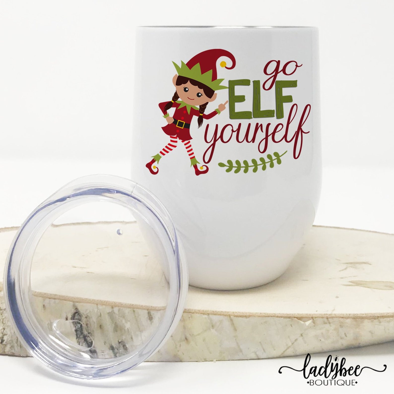Go Elf Yourself Santa's Favorite Ho Wine Jingle All the - Etsy