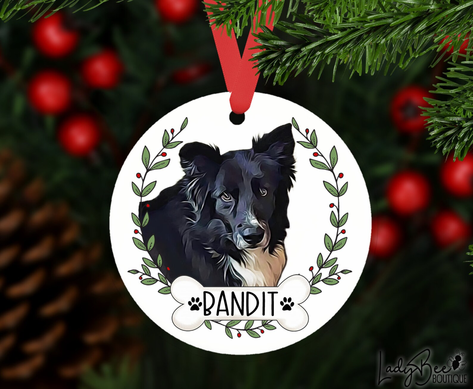 Custom Pet Ornament Personalized Dog Ornament Pet Memorial - Etsy