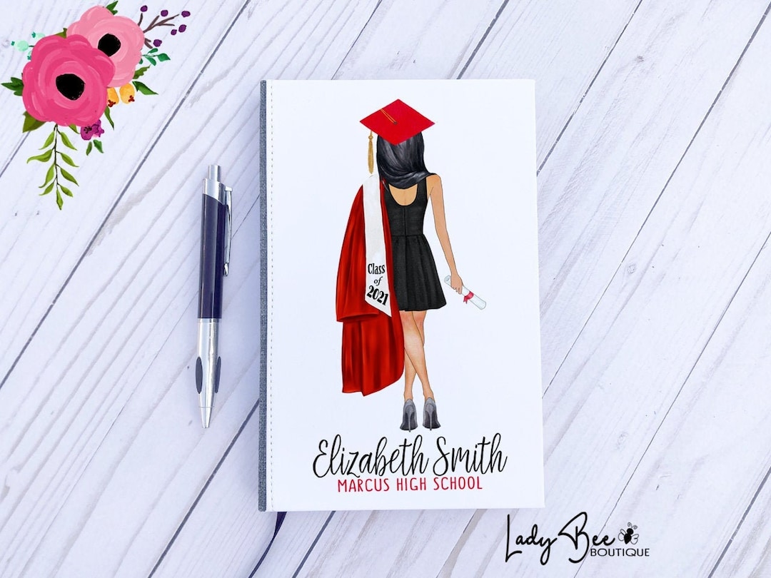Unique Graduation Gift, Personalized Grad Gift Notebook With Name ...