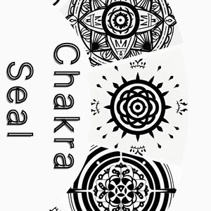 Personalized Chakra Seal – Custom Energy Symbol,chakra Balance ...