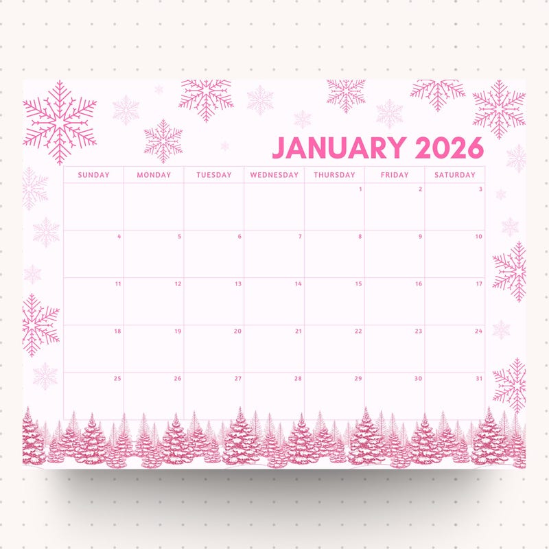 January 2026 Nail Calendar - Etsy UK