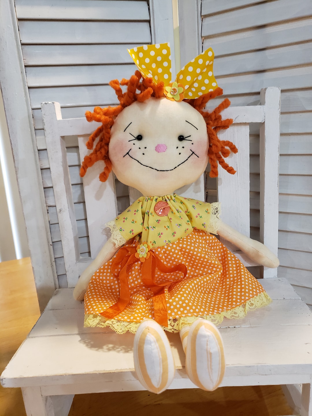 Made to Order Ginger Orange Hair Doll - Etsy