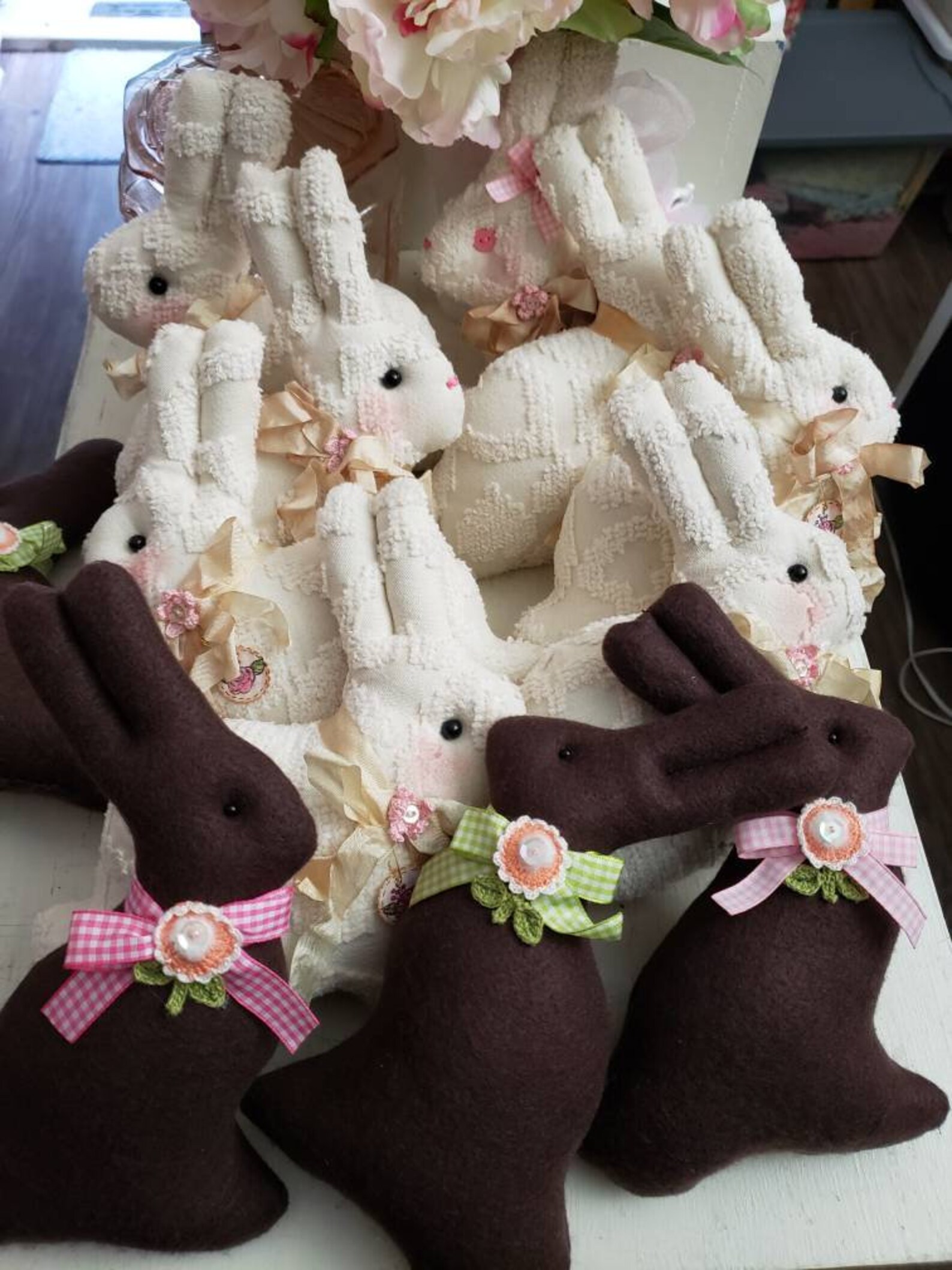 Made to Order Chenille Cream Colored Bunny - Etsy