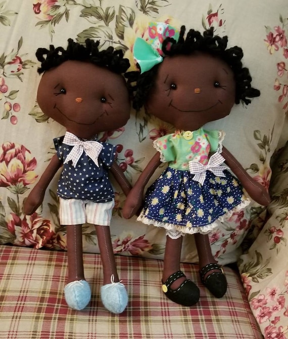 Made to Order African American Fabric Cloth Doll | Etsy