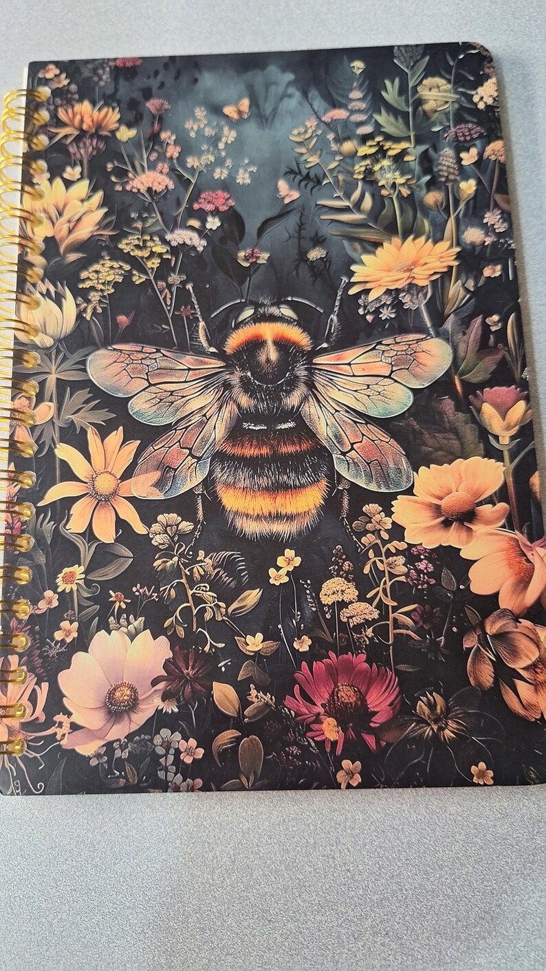 2026 Planner Kit, Bumblebee Journal, Dark Silver Brass Hand Clip and ...