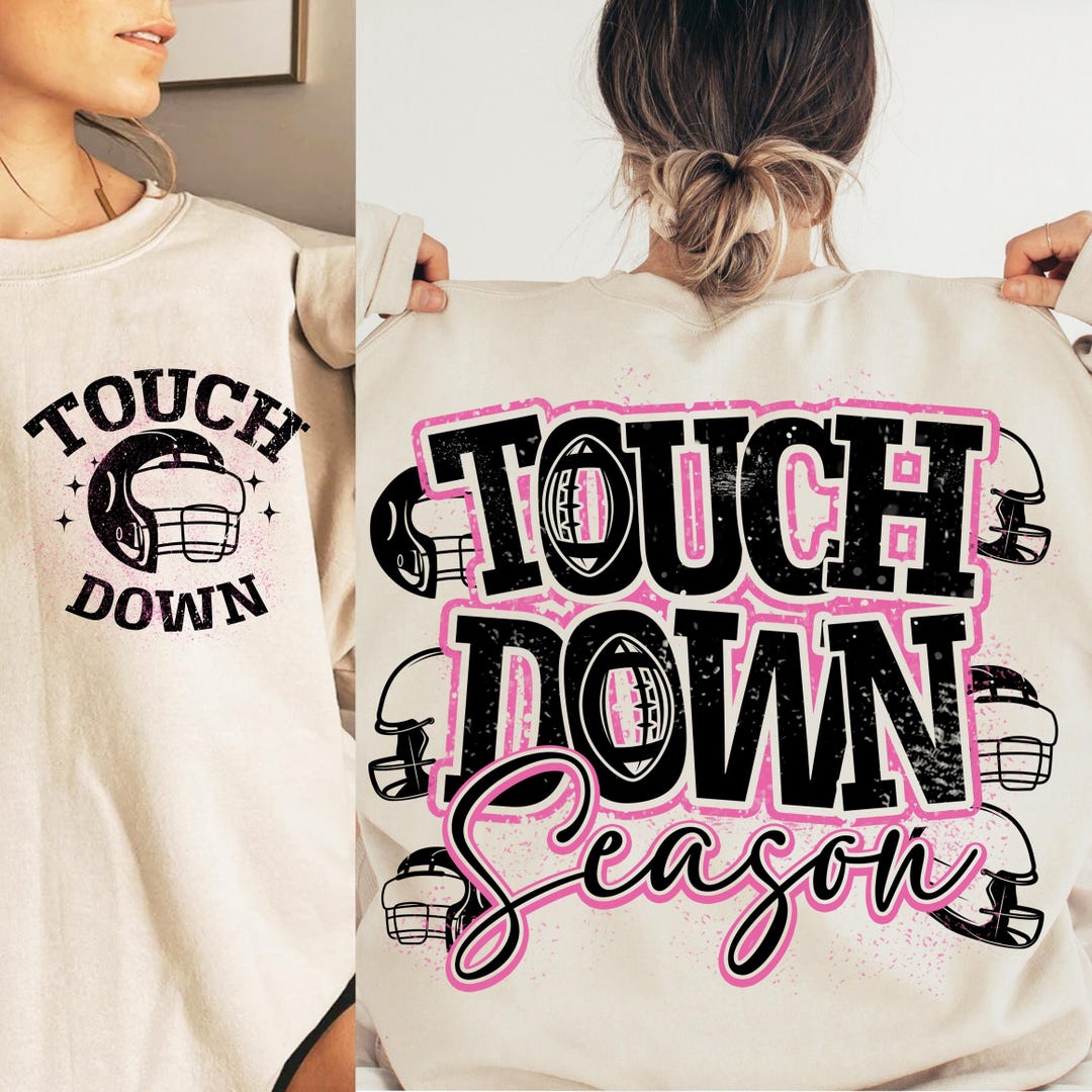 Touchdown Season PNG, Football Helmet Double-sided Design PNG, Game Day ...