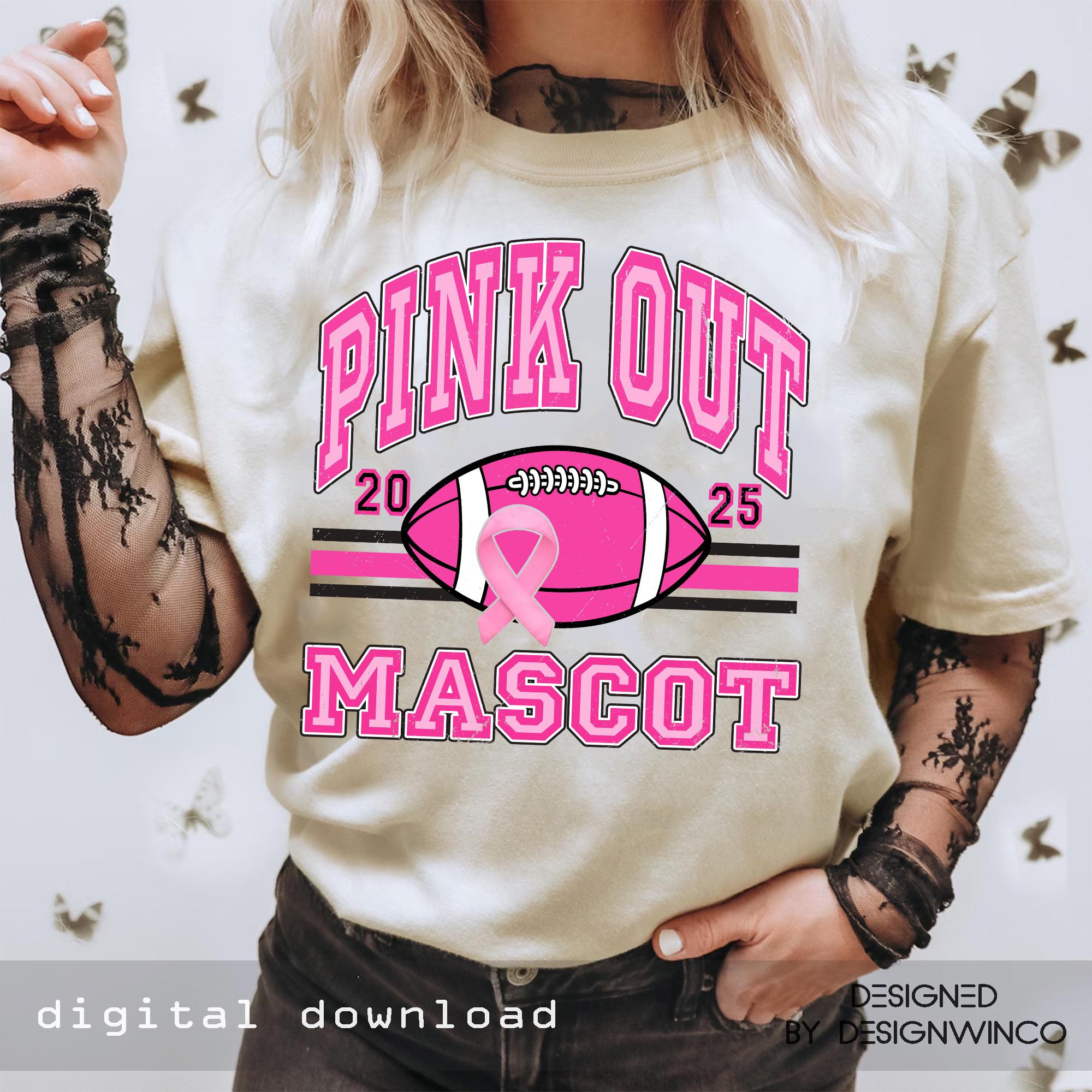Custom Pink Out Png, Custom Football Png, Custom Pink Out Football Png ...