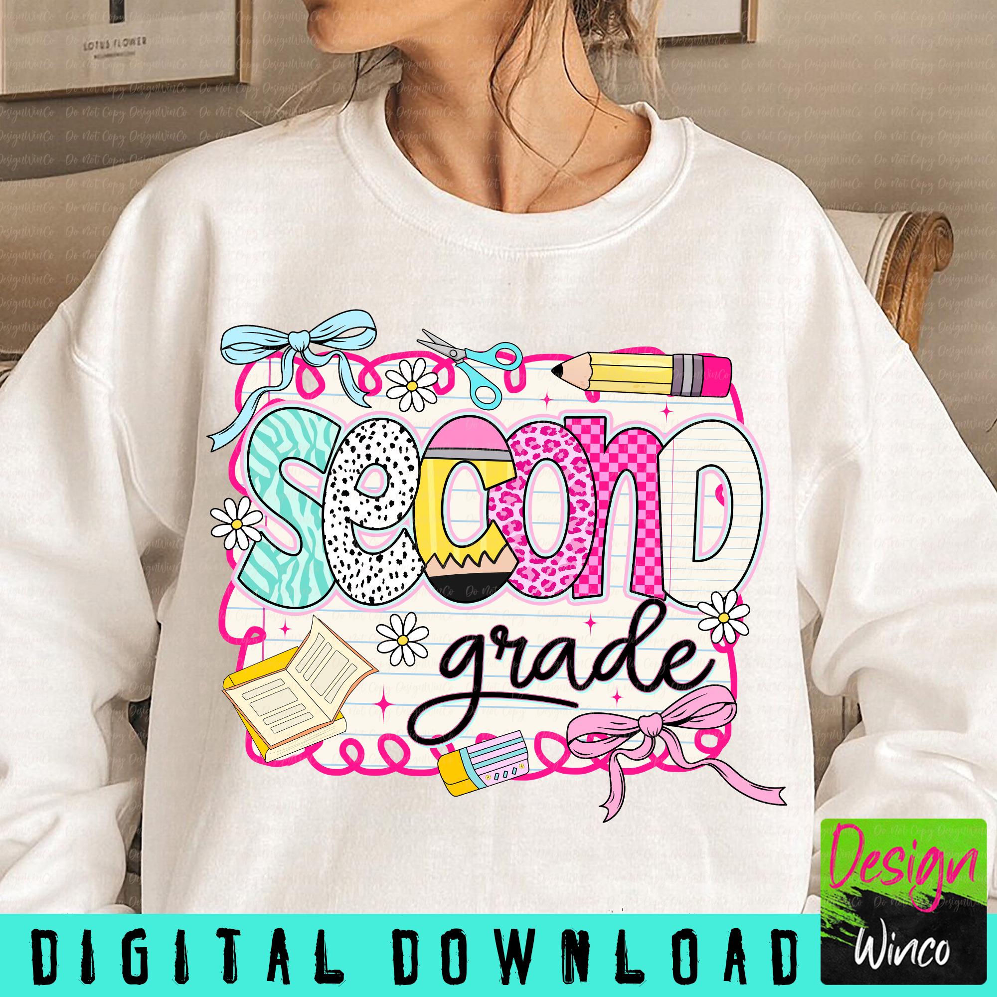 Second Grade PNG, Cute Schoolgirl Aesthetic PNG, Back to School Girl ...