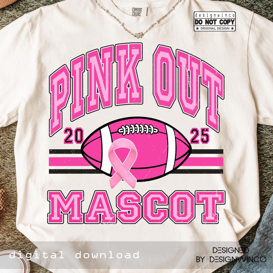 Custom Pink Out Png, Custom Football Png, Custom Pink Out Football Png ...