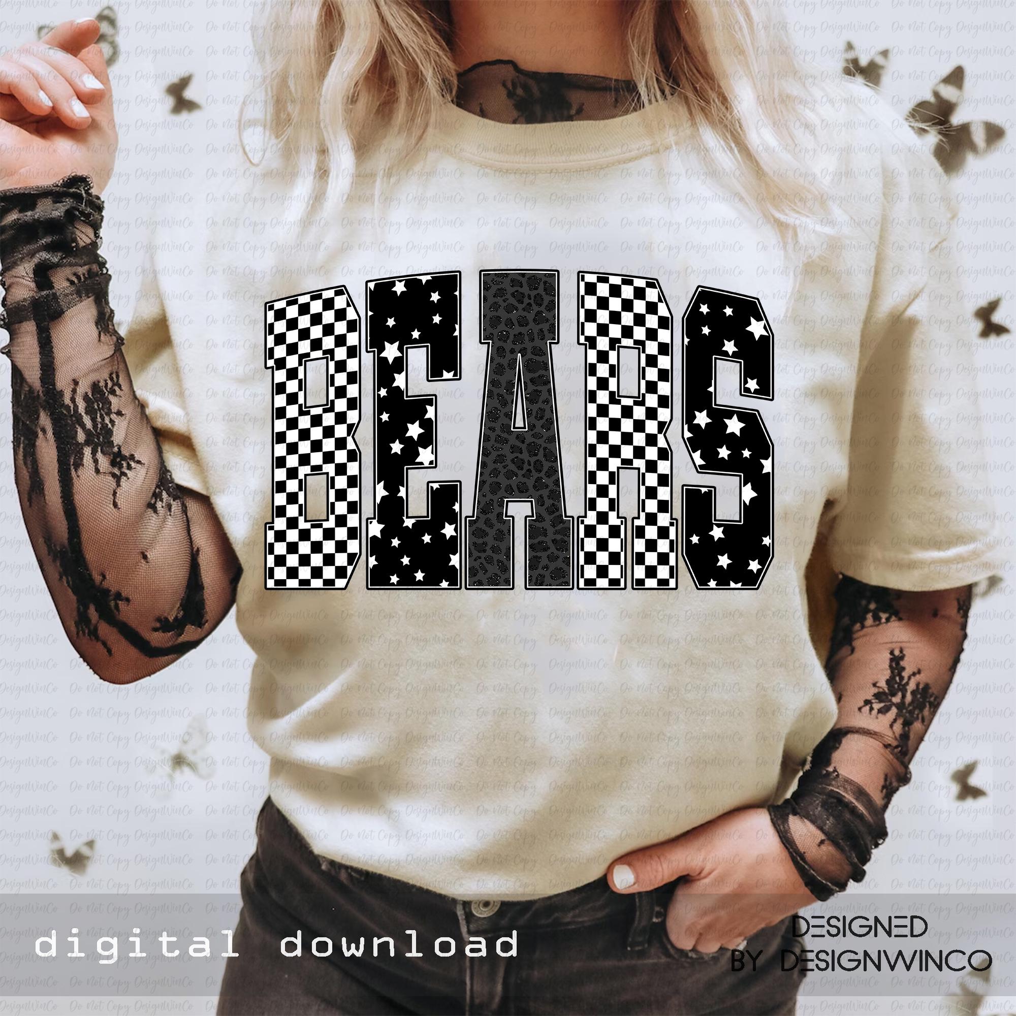 Custom Name PNG, Editable Retro Checker Star Leopard Varsity Letters ...