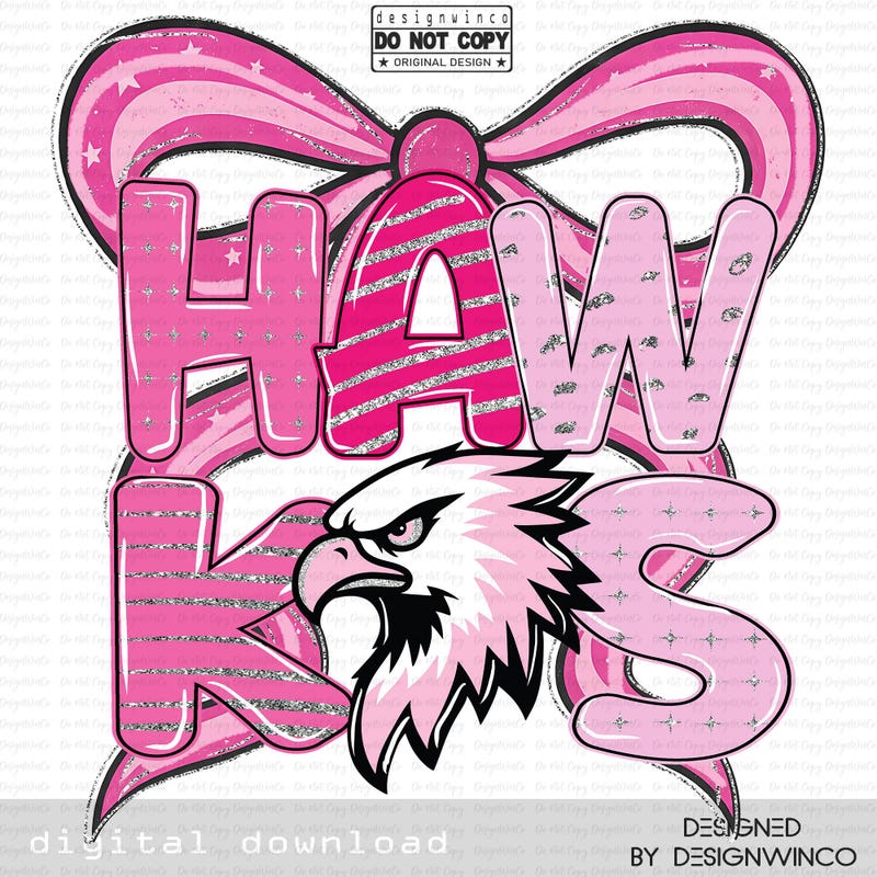 Hawks Volleyball Svg - Etsy