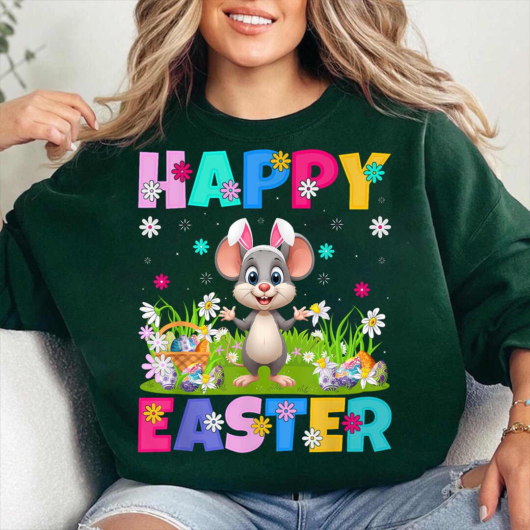 Rat Png, Happy Easter Png, Egg Hunt Bunny Png, Ear Rat Easter Png - Etsy