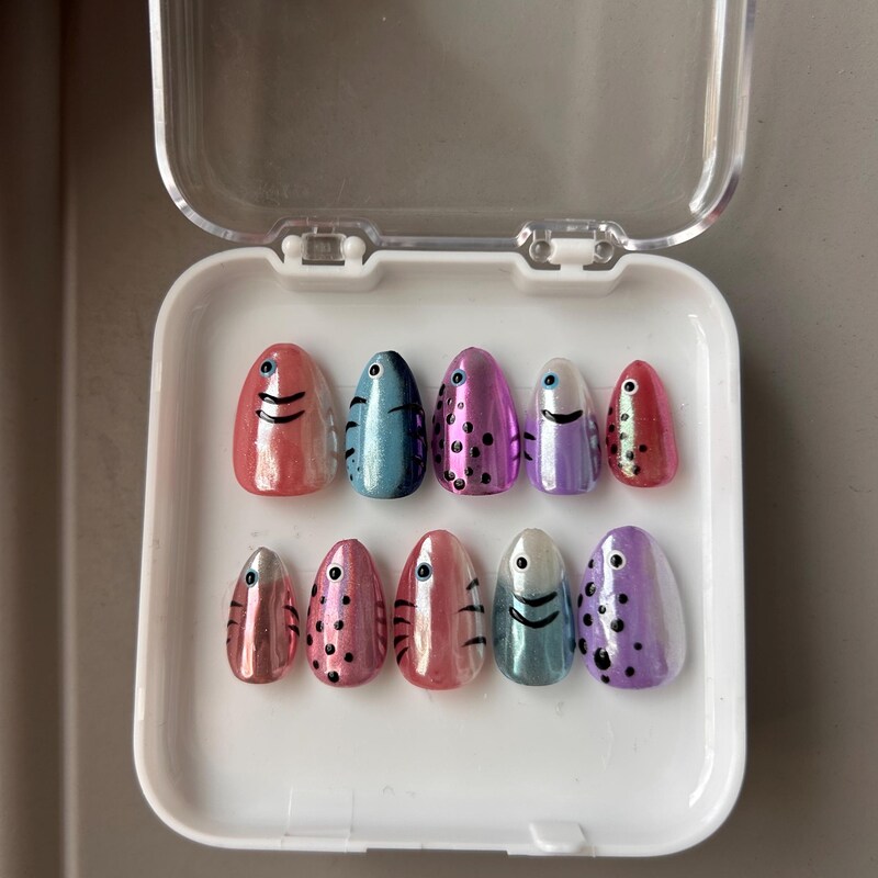 Fishing Lure Nails - Etsy