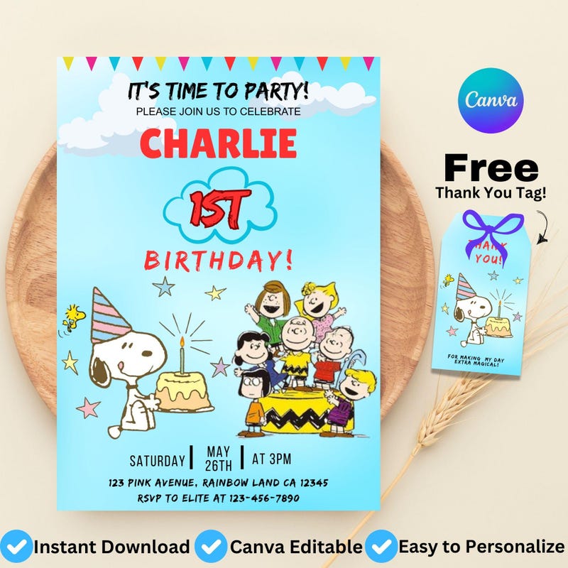 Snoopy Party - Etsy