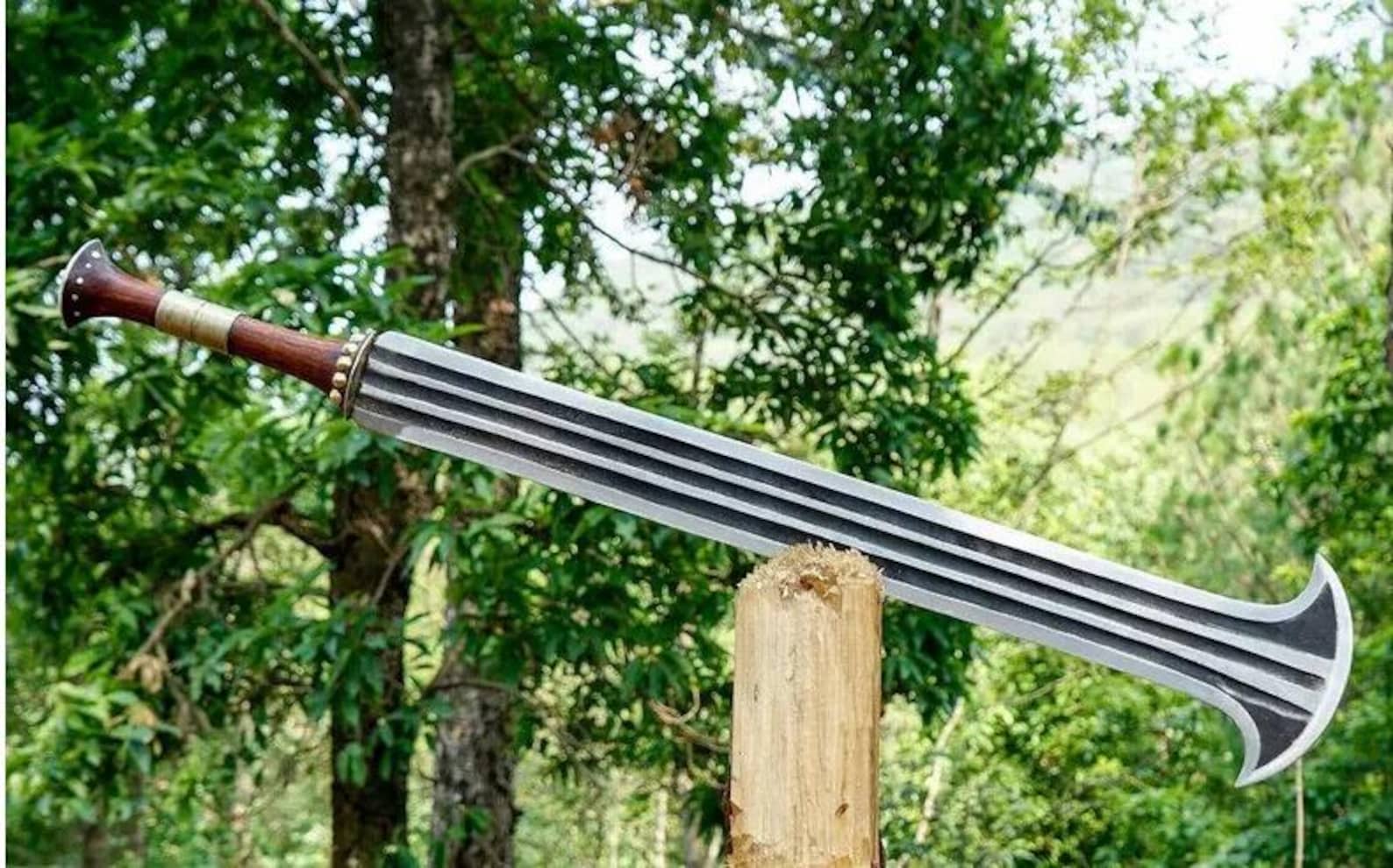 Handmade Konda Ikakalaka Sword: Functional 5160 Carbon Steel, 38" - Etsy