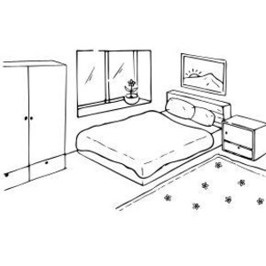 Coloring Book About Home for Kids – Family, Rooms & House Items | 10 ...