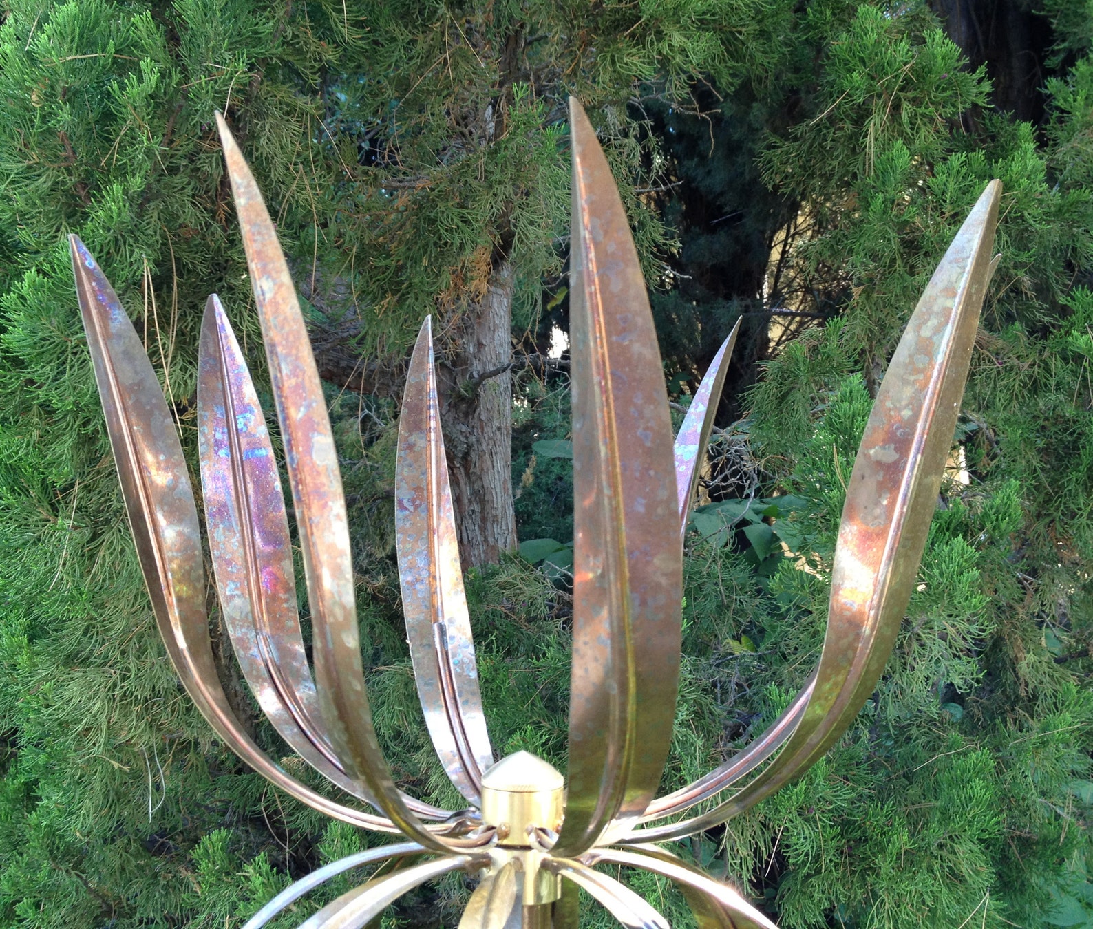 Kinetic Copper Dual Spinner - Dancing Octopus - Etsy