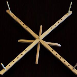 Stanwood Needlecraft Tabletop Amish Style Yarn Swift / Ball Winder YBW ...