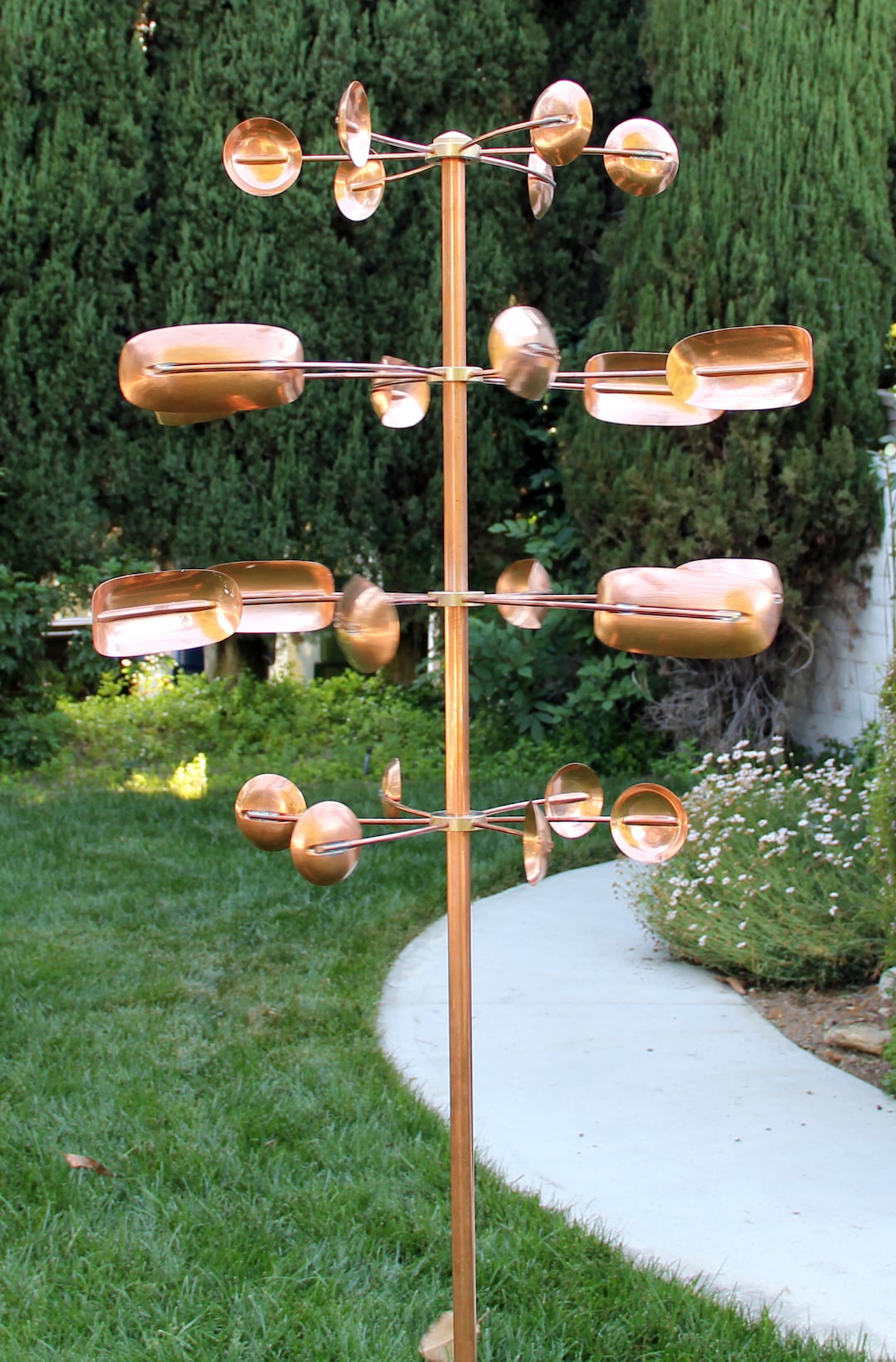 Kinetic Copper Spinner - Quaking Aspen - Etsy