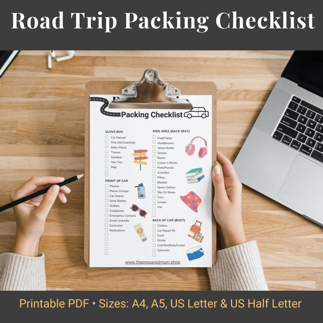 Australian Road Trip Packing Checklist | Family Travel Essentials ...