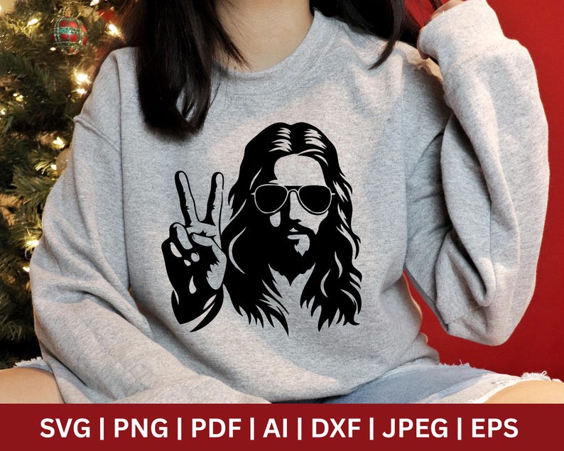 Jesus Peace Sign SVG, Christian Shirt Design, Cut Files, Cricut ...