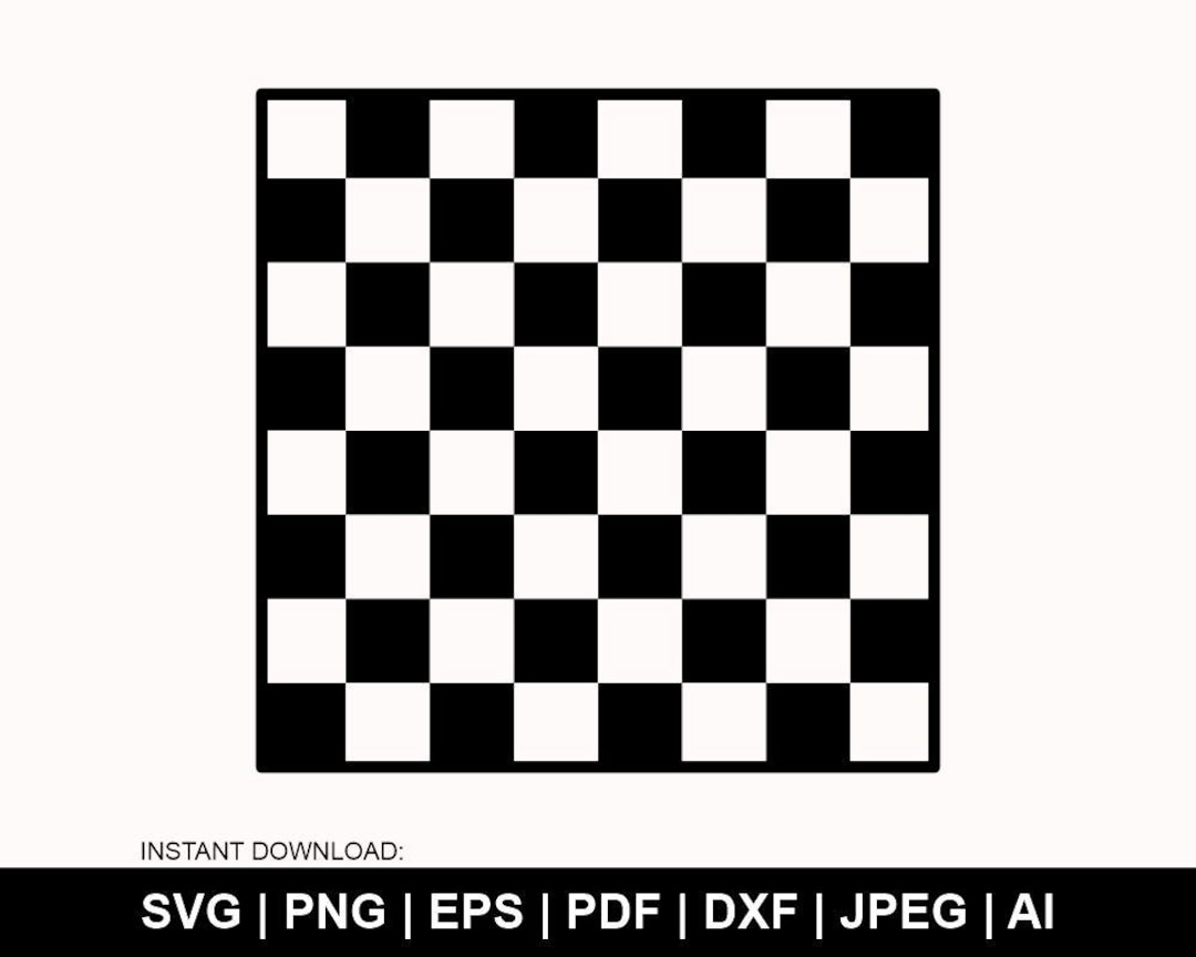 Checkerboard Pattern SVG, Chess Design (cut Files) - Etsy