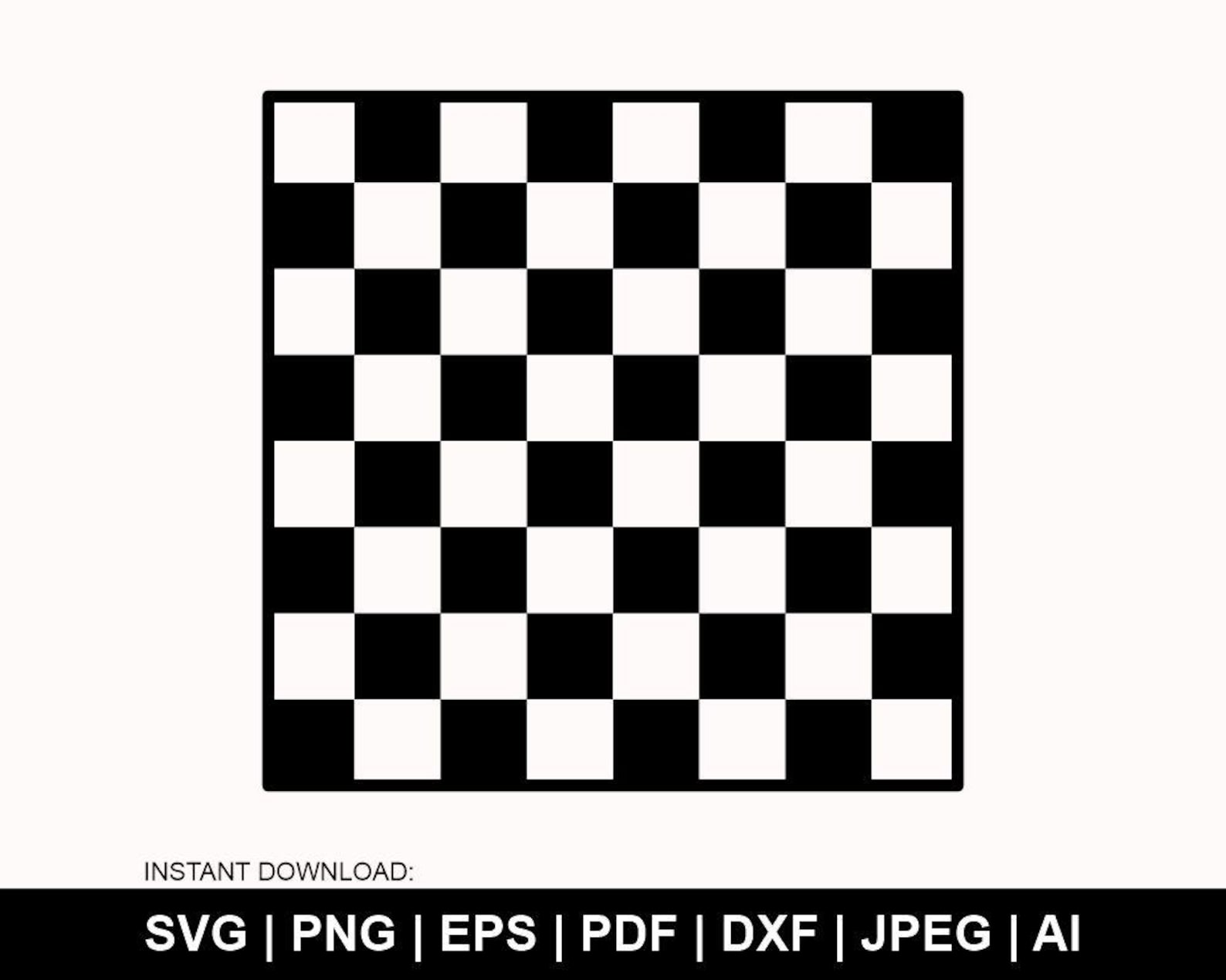 Checkerboard Pattern SVG, Chess Design (cut Files) - Etsy