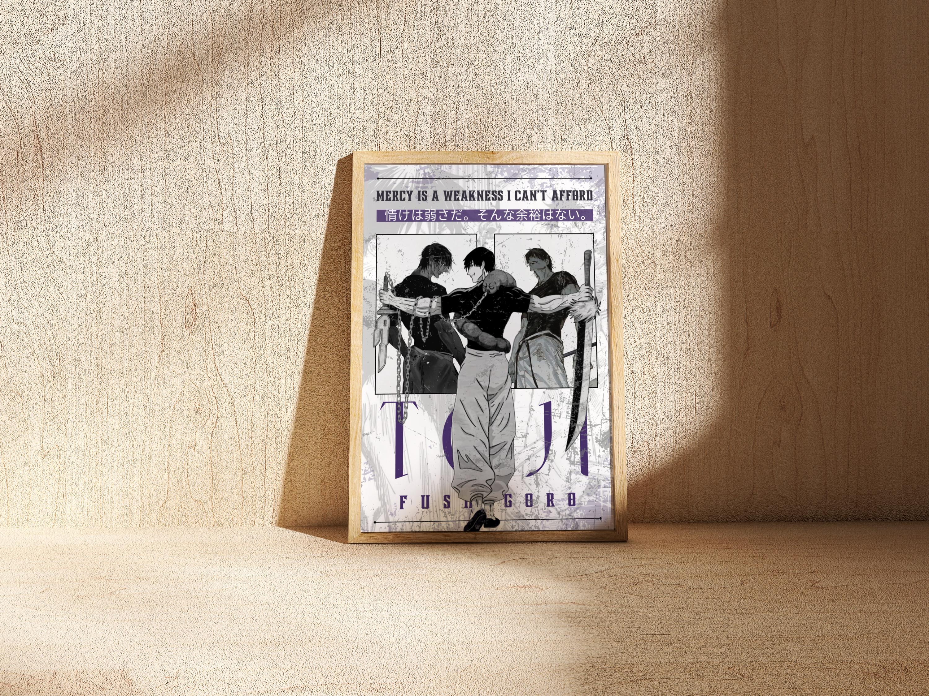 Toji Fushiguro Jujutsu Kaisen Anime Manga Poster, Toji Wall Print, Toji ...