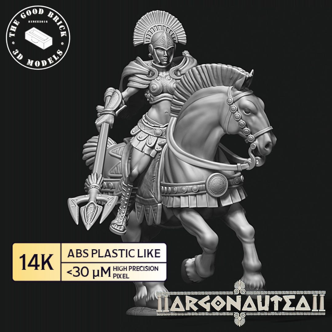Amazon Commander on Horse - Greek Empire, Ancient Greece, the Good ...