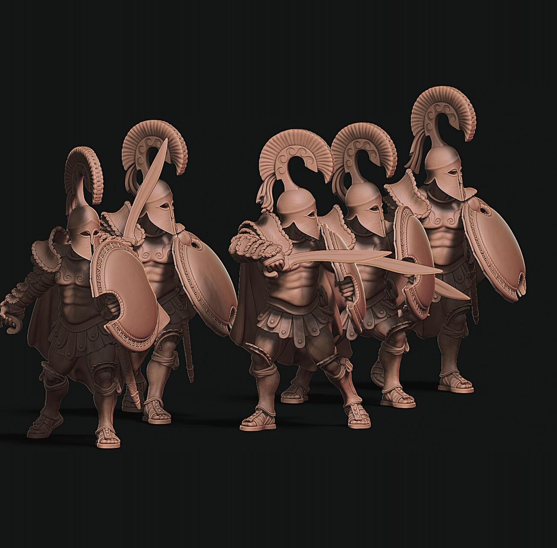 Ancient Greek Hoplites - Ancient Greece, the Good Brick | 3d Printed ...