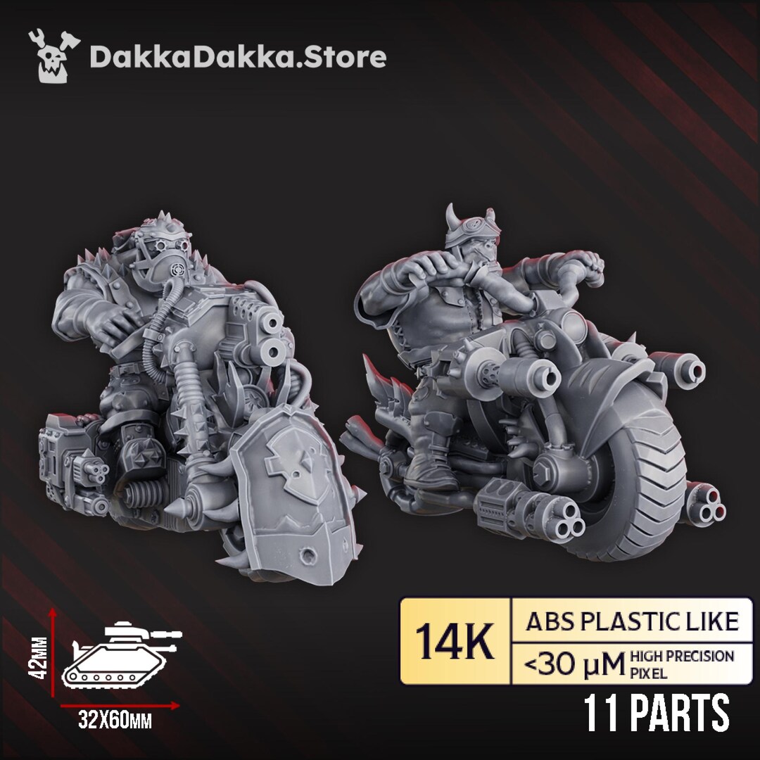 Hot Wheelz Posse Bikers 40k Sci-fi Orks - Dakkadakka Store | Tabletop ...