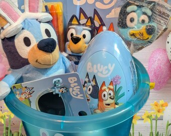 Bluey and Bingo Easter Pre Filled Basket/ Boys and Girls Easter Present ...