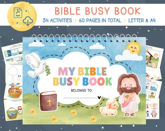 My Bible Quiet Book Church Activity Cloth Toddler Kids Busy Book ...