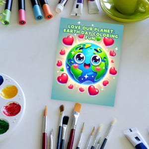 Earth Day Coloring Pages | Fun & Educational PDF | Instant Download ...