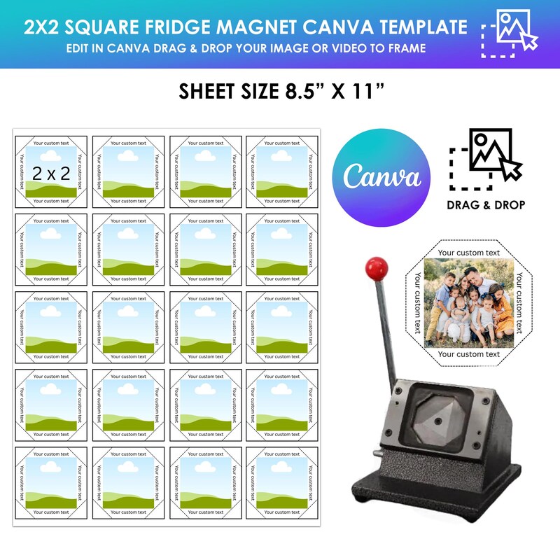 2x2 Squares - Etsy