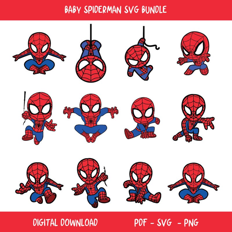 Spiderman Pdf Downloads Etsy