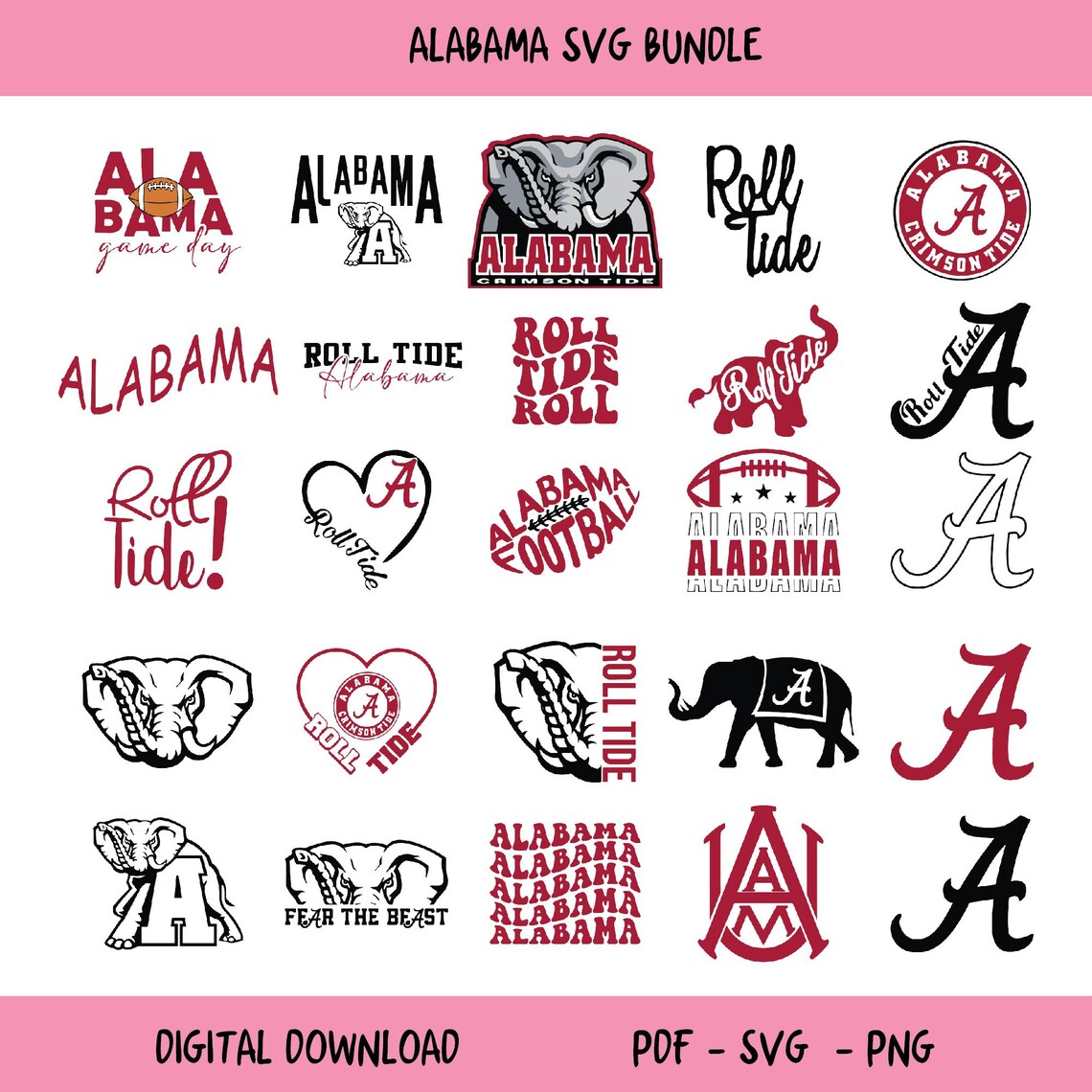 Alabama SVG Bundle, Alabama Svg Bundle, Alabama Sign Svg, Alabama ...
