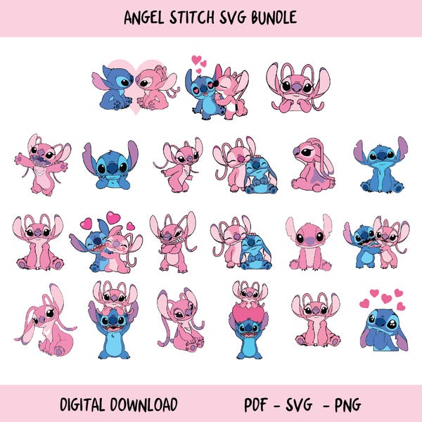 Lilo and stitch printable stickers - Etsy México