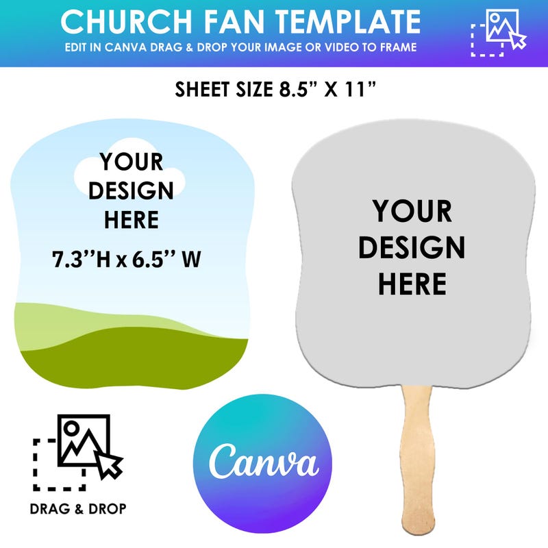 Clack Fan Template - Etsy