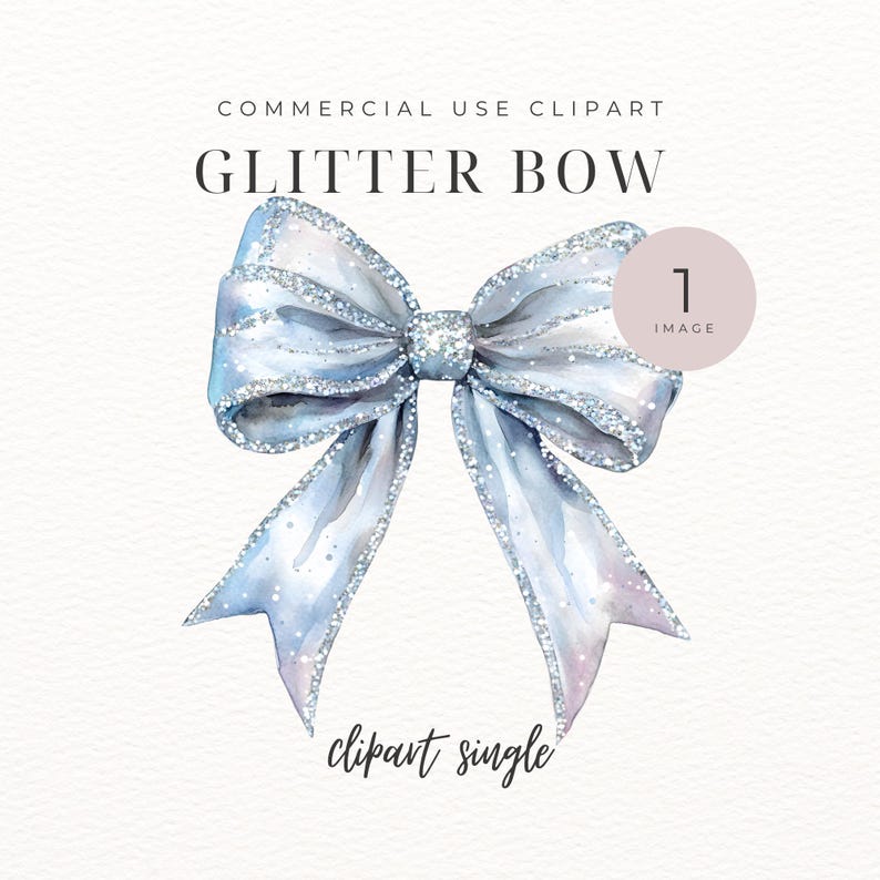 Bow Clipart Bundle, Watercolor Bows PNG, Cute Ribbon Clipart for Crafts ...