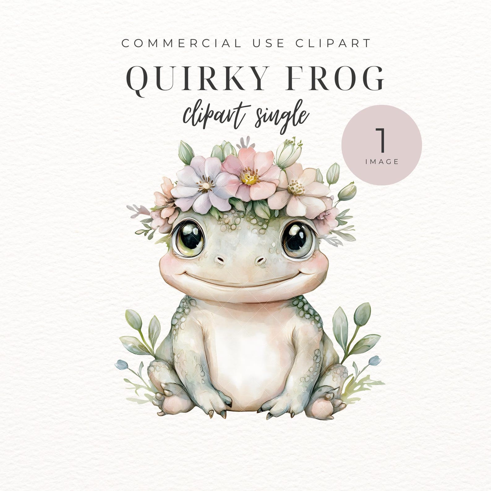 Quirky Frog Clipart, Funny Frog PNG, Whimsical Illustrations, Digital ...
