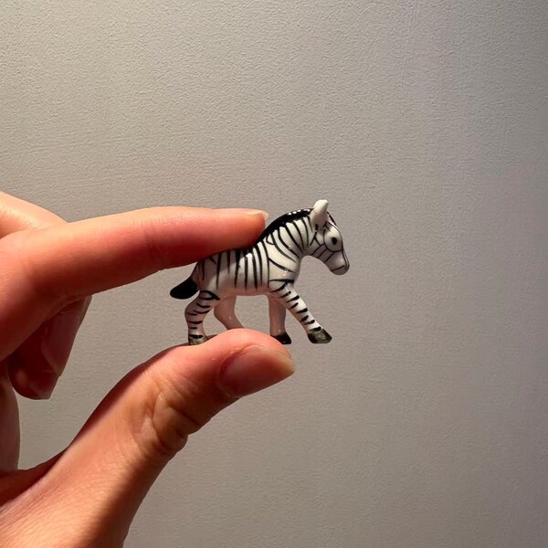 Ceramic Zebra Figurine - Etsy