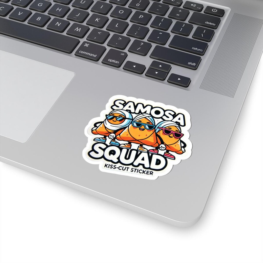 Samosa Squad Stickers, Decal, Laptop Sticker, Indian Food Lover, Foodie ...