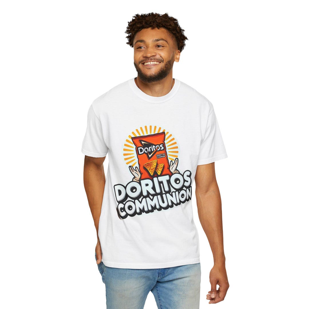 Funny Doritos Communion T-shirt, Quirky Gift for Snack Lovers, Fun ...