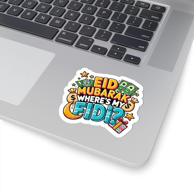 Eid Mubarak Kiss-cut Stickers - Festive Decor for Eid Celebrations ...