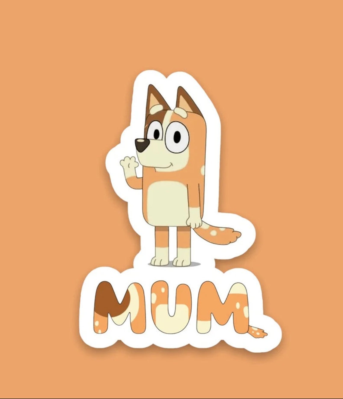 Bluey Mum Sticker Bluey Sticker Bluey Mom Sticker Bluey - Etsy Ireland