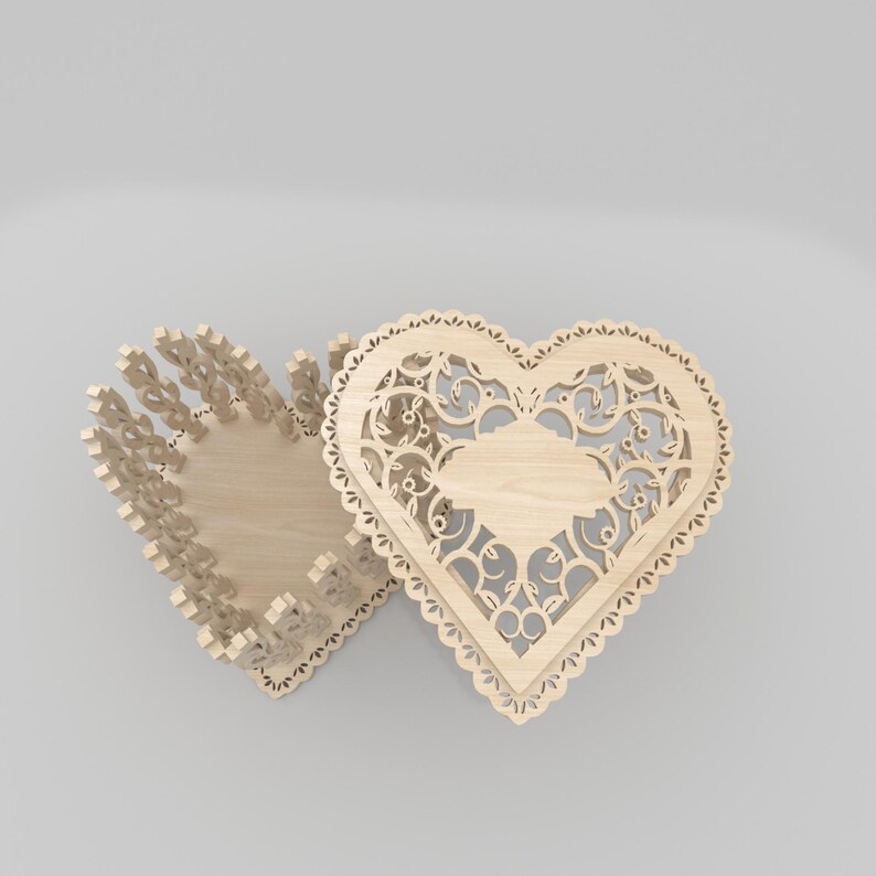 Heart Gift Box Bundle SVG Laser Cutting File for Valentines Day, Why I ...