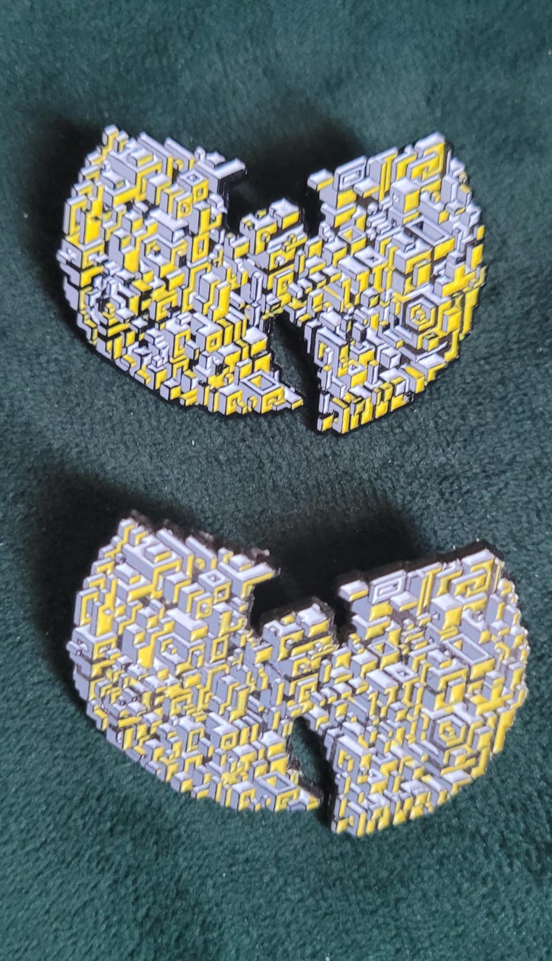 Wu Tang 2 Enamel Pin Set by Steady Lifted 071/150 and 004/150 - Etsy ...