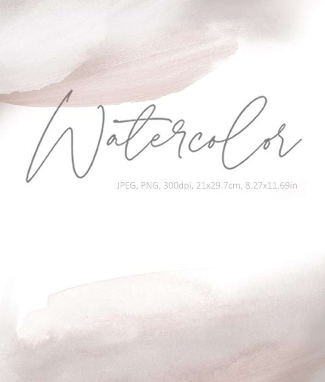Neutral Watercolor Background, Abstract Beige Texture, Soft Design ...