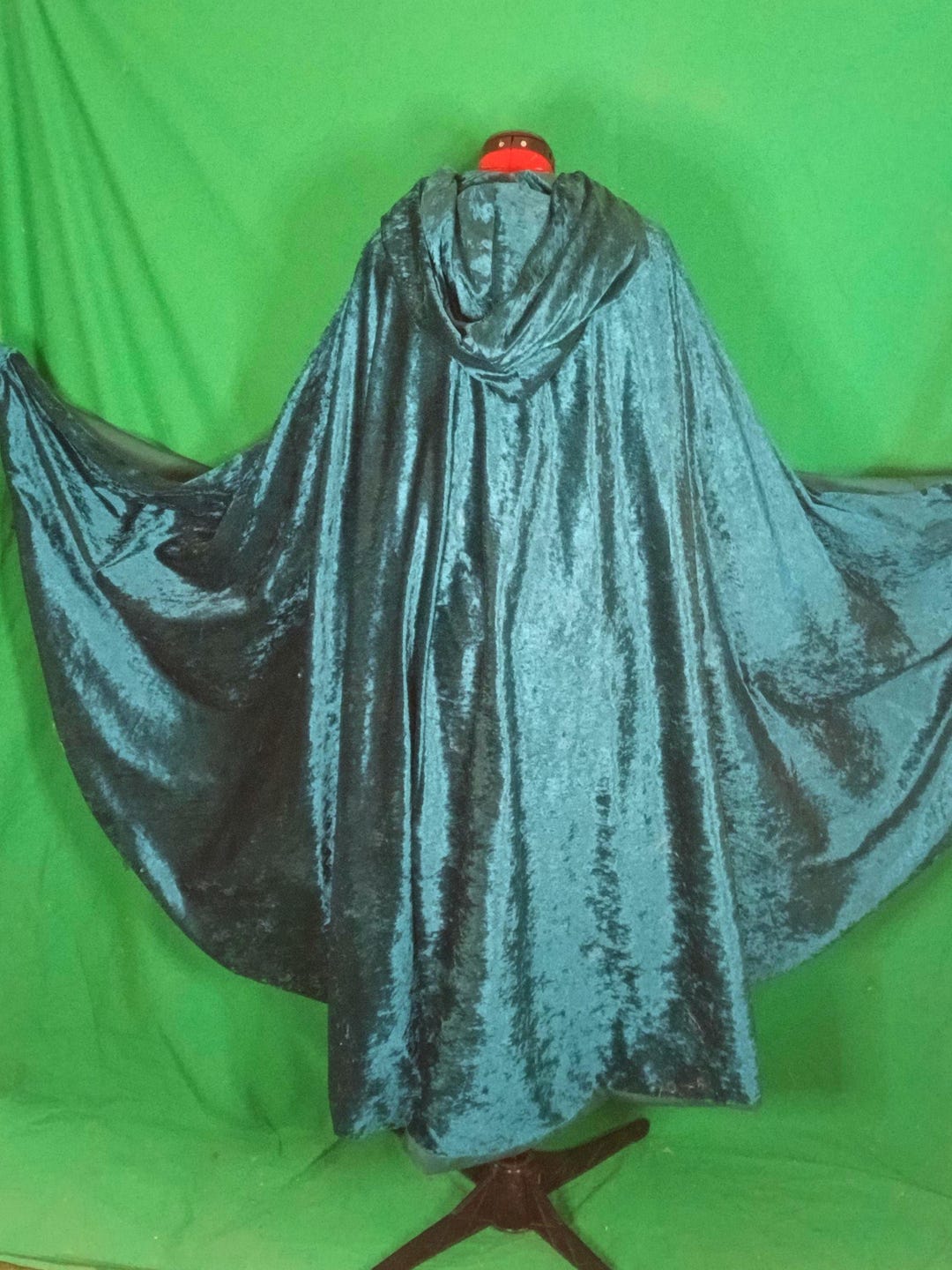 Green Reversible Cloak - Etsy
